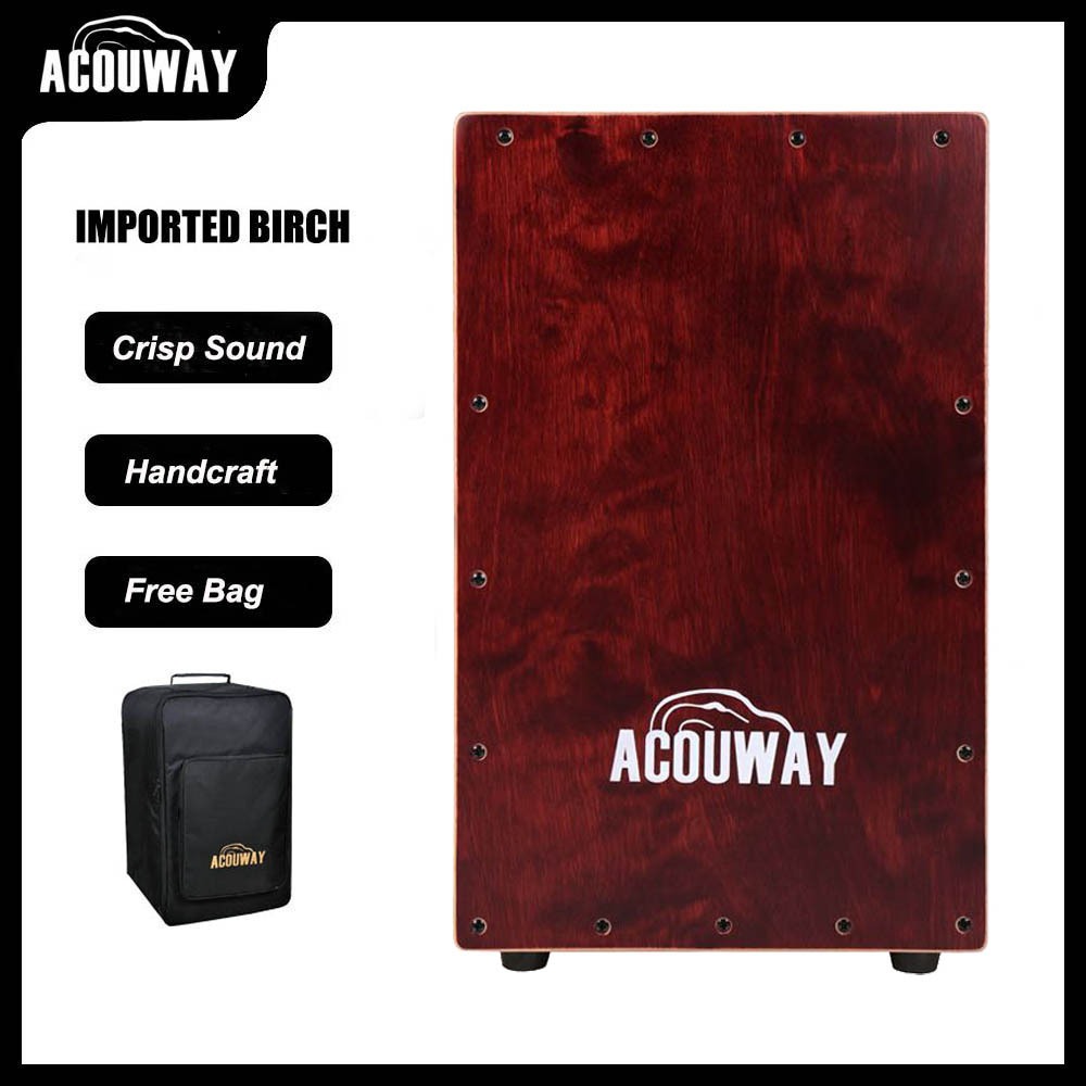 ACOUWAY cajon drum box Hand Drum Birch Plywood with Alloy Screws ...