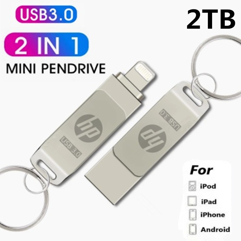 2TB OTG flash drive 2-in-1 USB 3.0 Pendrive/suitable for I/phone 1TB ...