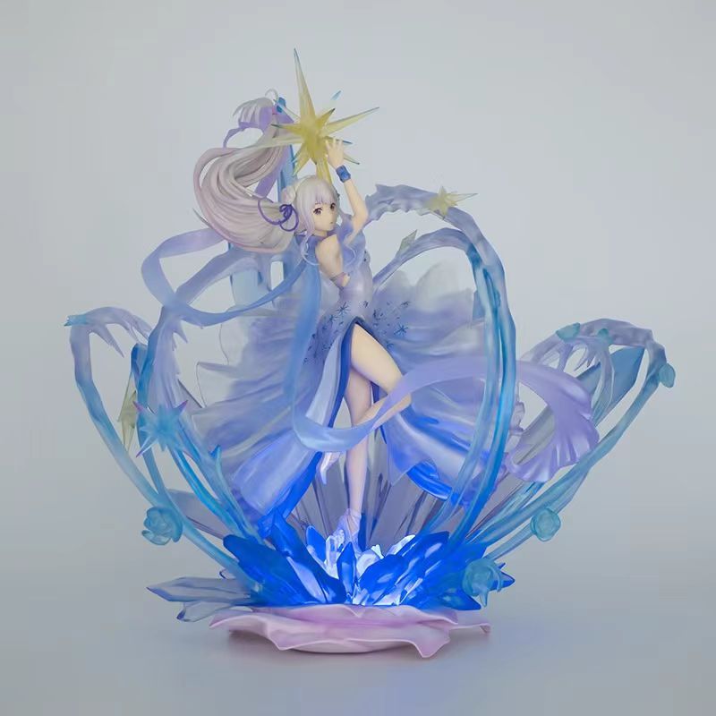 Amelia Crystal Dress Figure Can Luminous Female Anime Two-Dimensional ...