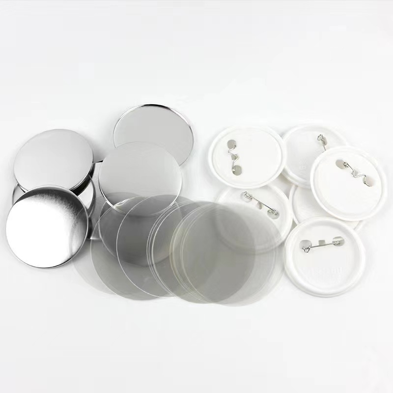 500pcs 58mm pin button badges DIY button badge blank material button ...