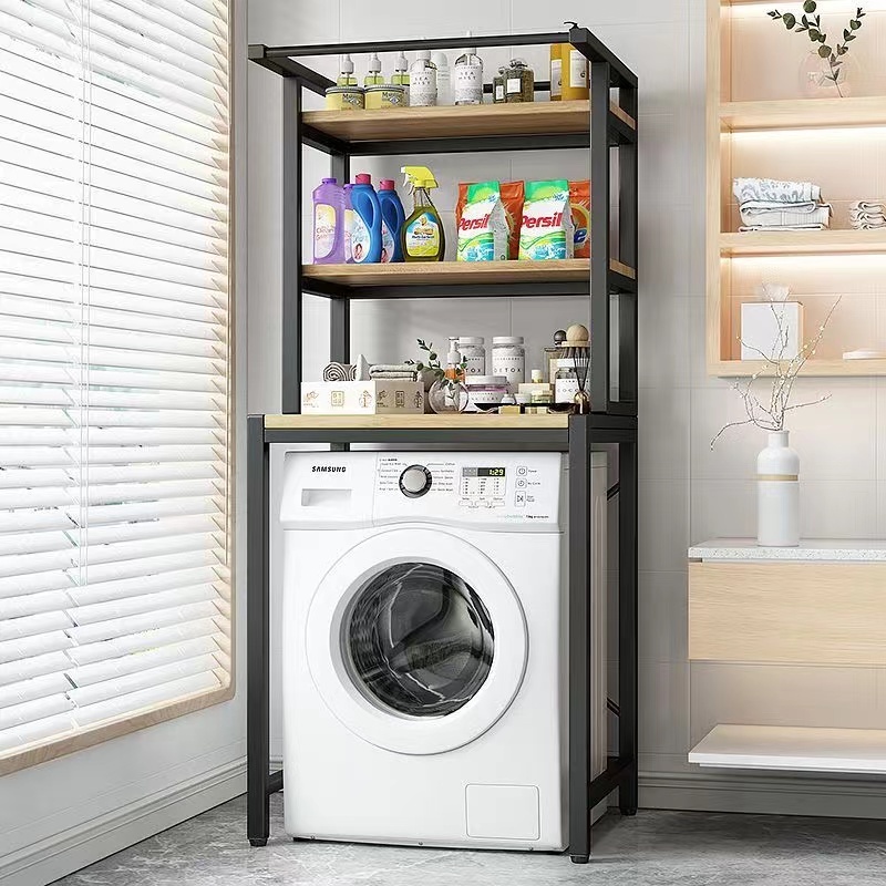 MOK Washing Machine Rack Bathroom Rack 69*30*184CM High-Quality Steel ...