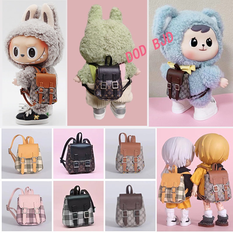 OB11 Bag Labubu Macaron Backpack ,for Liila baby three macaron bunny ...