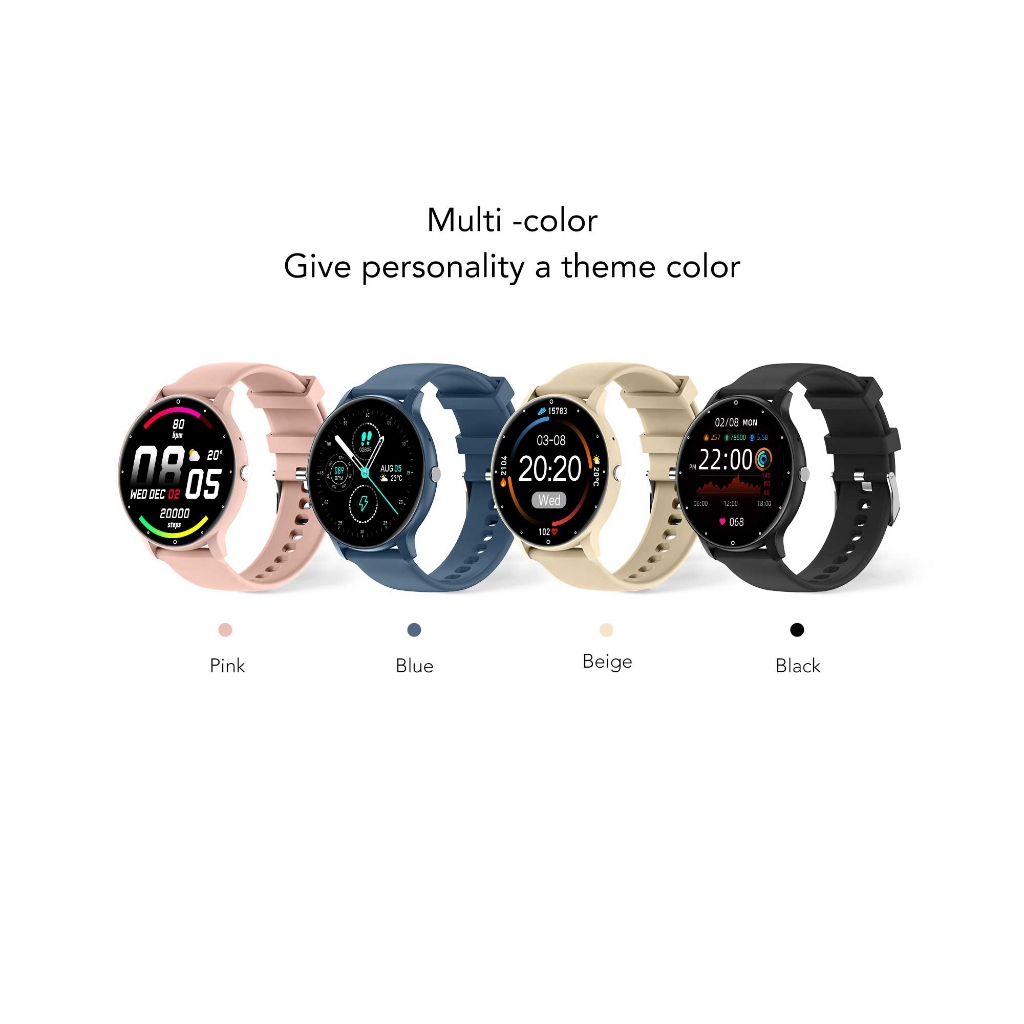 Full touch TFT Screen Smartwatch IP67 Waterproof Multiple Colors Sleek ...