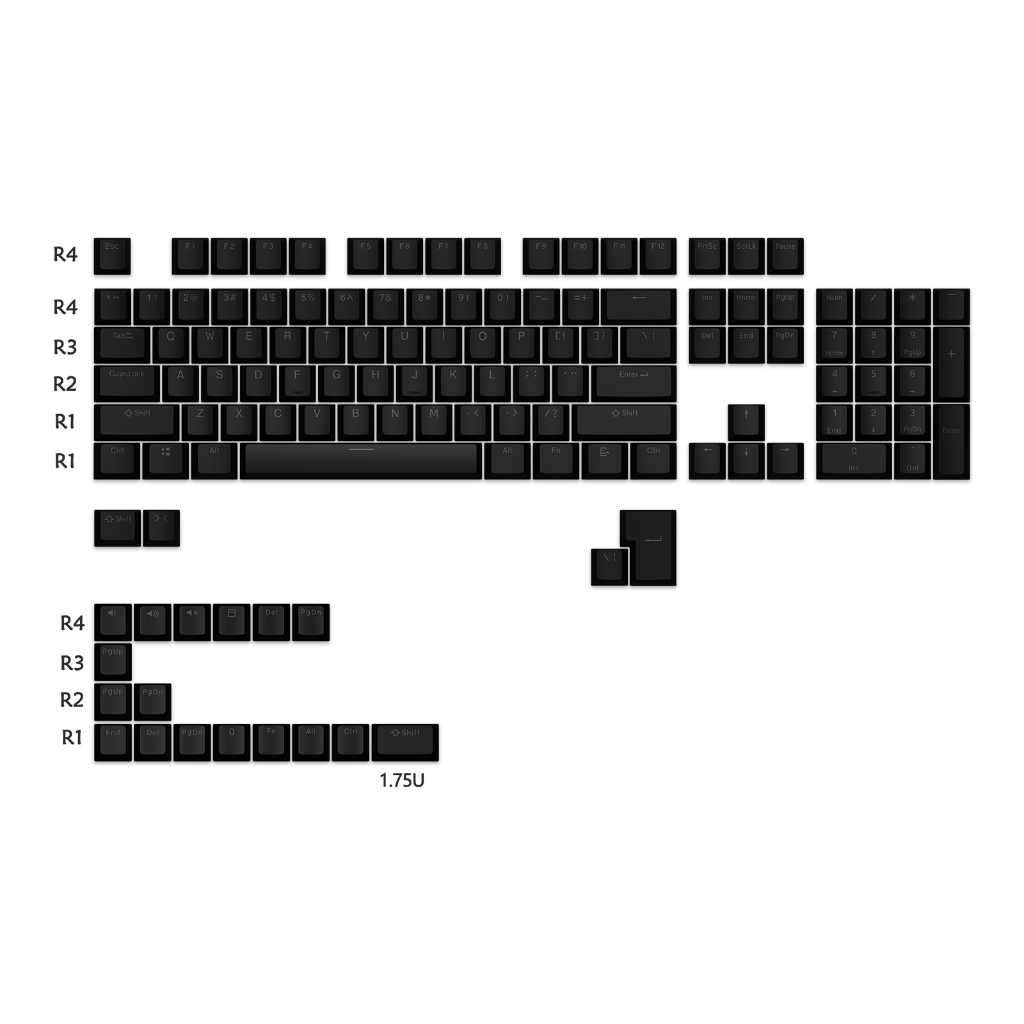 (Lychee Gaming) 2023 New side engraved translucent keycaps OEM height ...