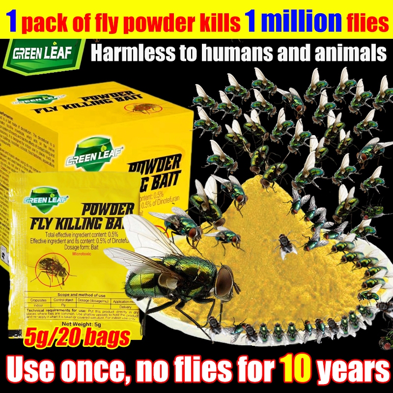1 pack of fly powder kills 1 million flies READY STOCK Fly Killer Flies ...