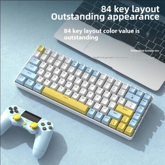 ZIYOULANG K84 Mechanical Keyboard Laptop Wired Work Game Luminous ...