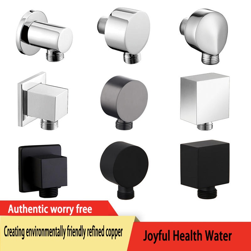 Brass concealed shower water pipe connector accessories, nozzle ...