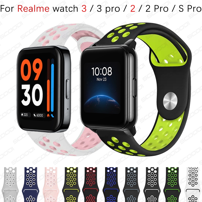 Silicone Replacement Strap For Realme watch 3 / 3 pro / 2 / 2 Pro / S ...