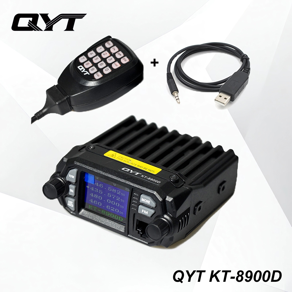 QYT Base Radio Quad Display KT-8900D Dual Band 25W VHF/UHF 136-174/400 ...