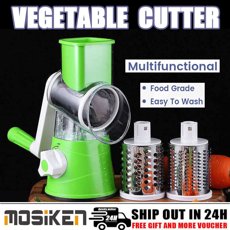 Multifunctional Vegetable Grater Cutter Slicer Shredder Hand Rotary ...