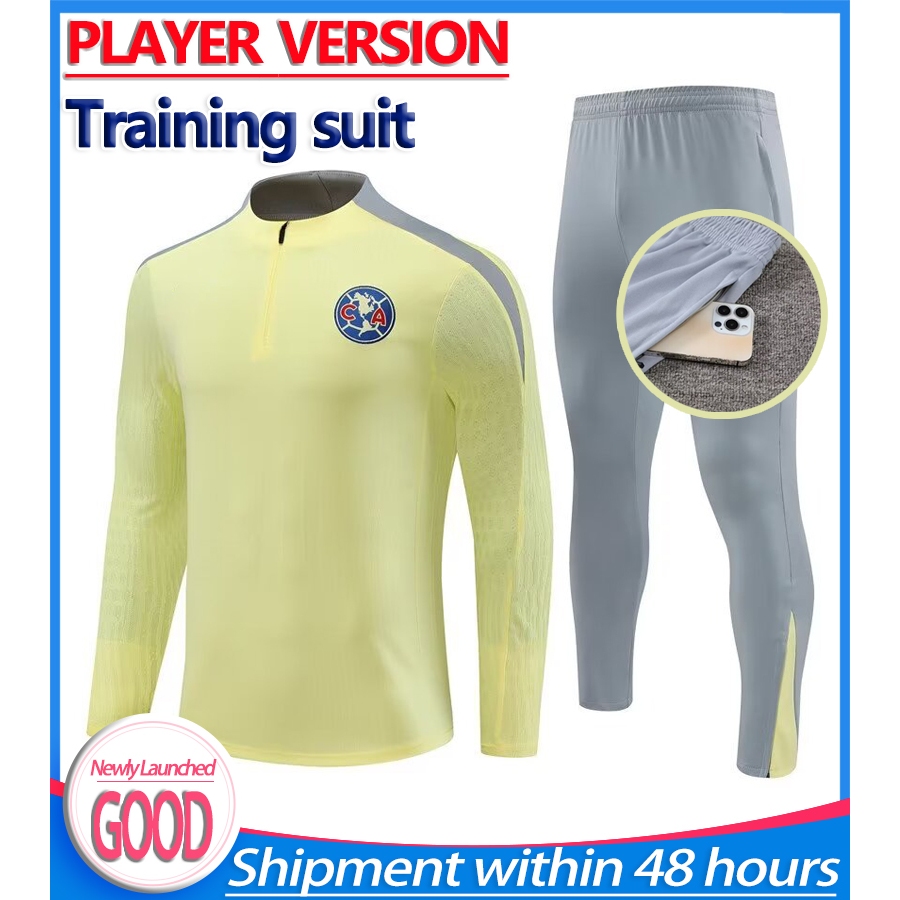 Player Edition 2024 25 Club América light yellow Long sleeved Training ...