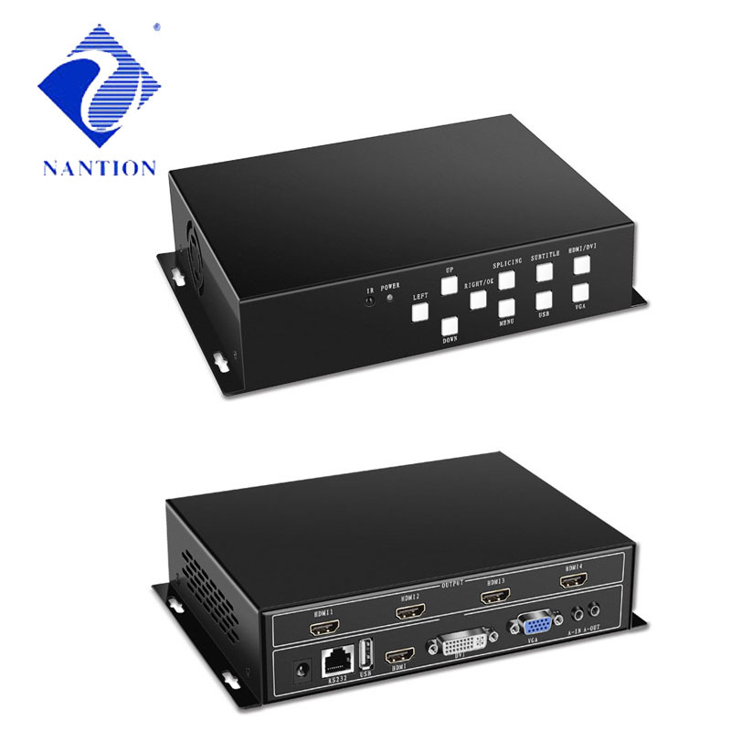 2X2 video wall controller 2X1 3X1 1X3 1X4 VGA HDMI splicing 4 LED&LCD ...