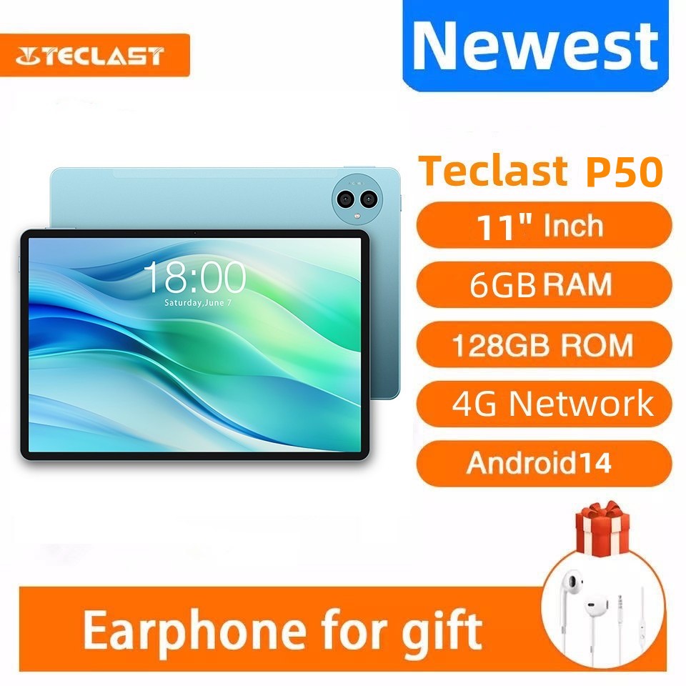 Teclast P50 New 11 inch 6G+128G 4G Call Tablet Game Learning Android 14 ...
