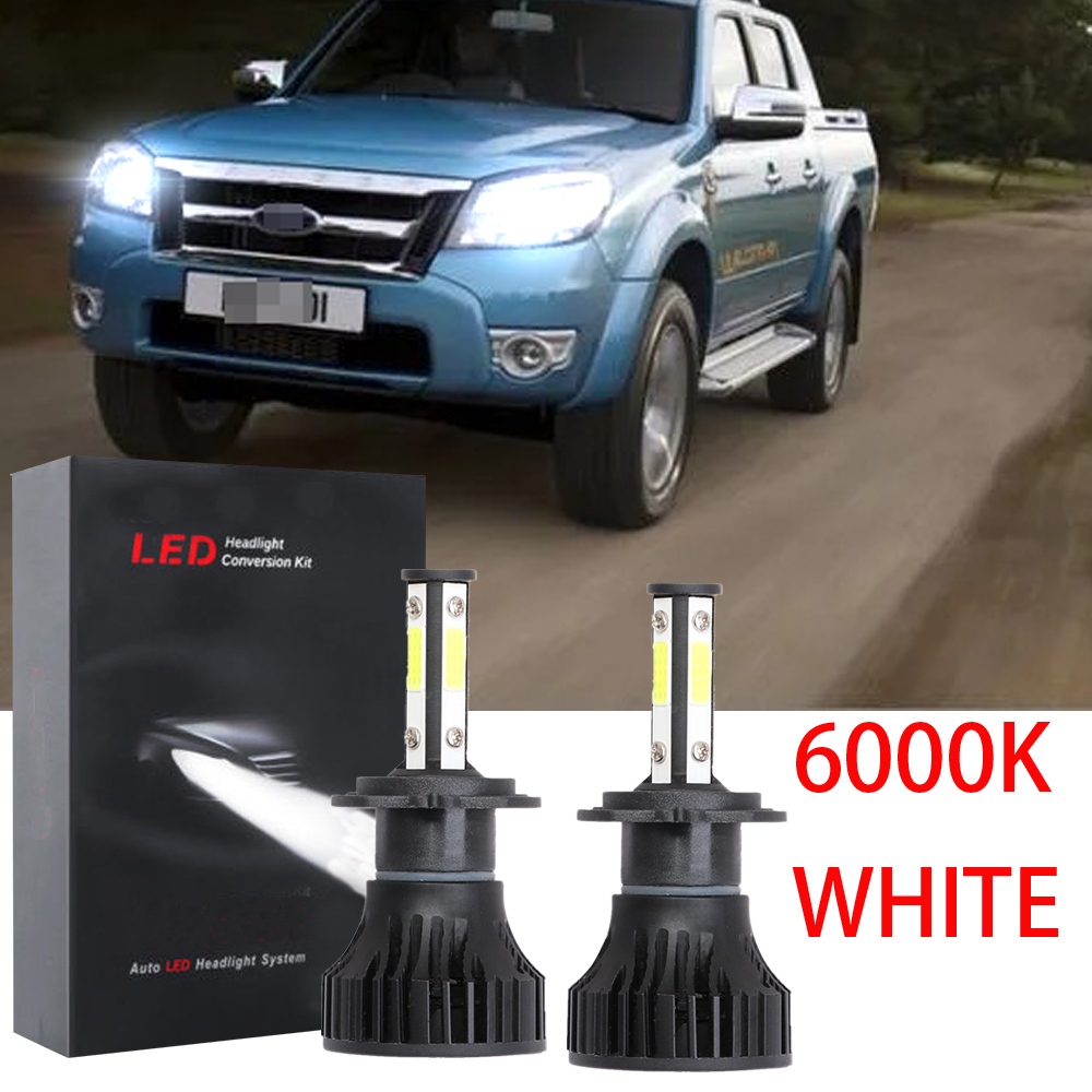 6000K white LED Front Headlamp HeadLight Light Bulbs 12V-24V set of 2 ...