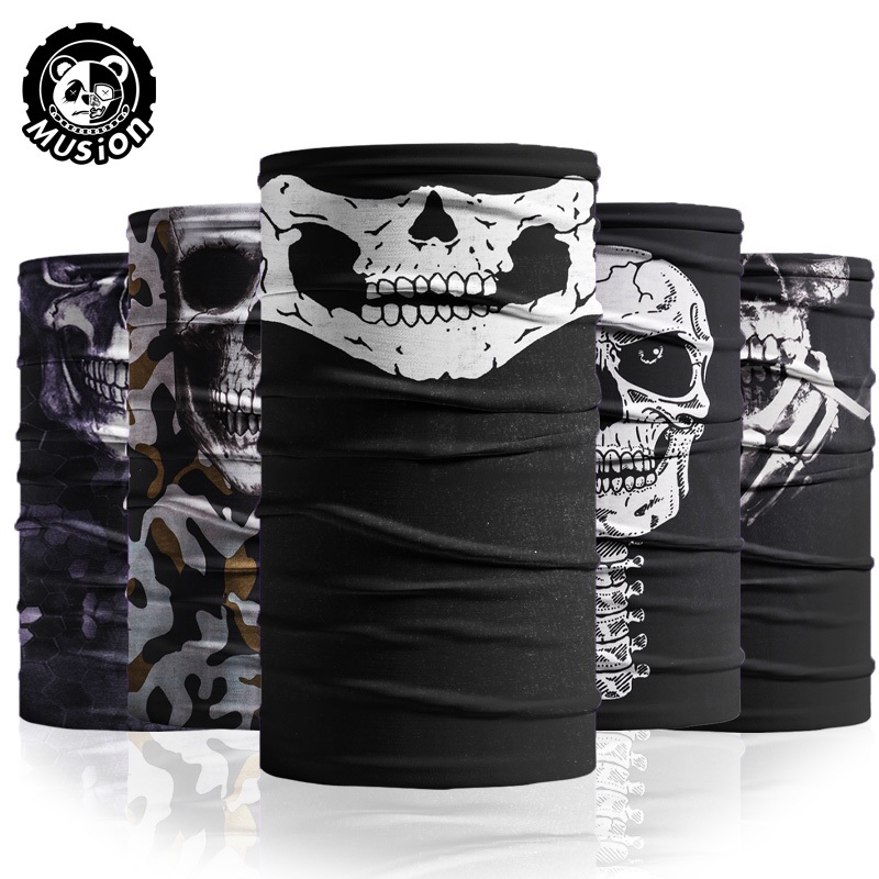 Musion Motorcycle Skull Balaclava Bandana Buff Skull Face Mask | Shopee ...