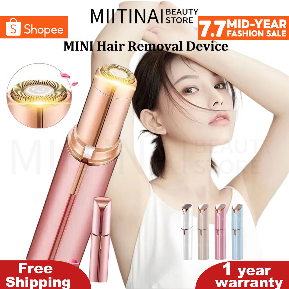 MIITINA Women's Mini Epilator Electric Epilator Eyebrow Trimmer Facial ...