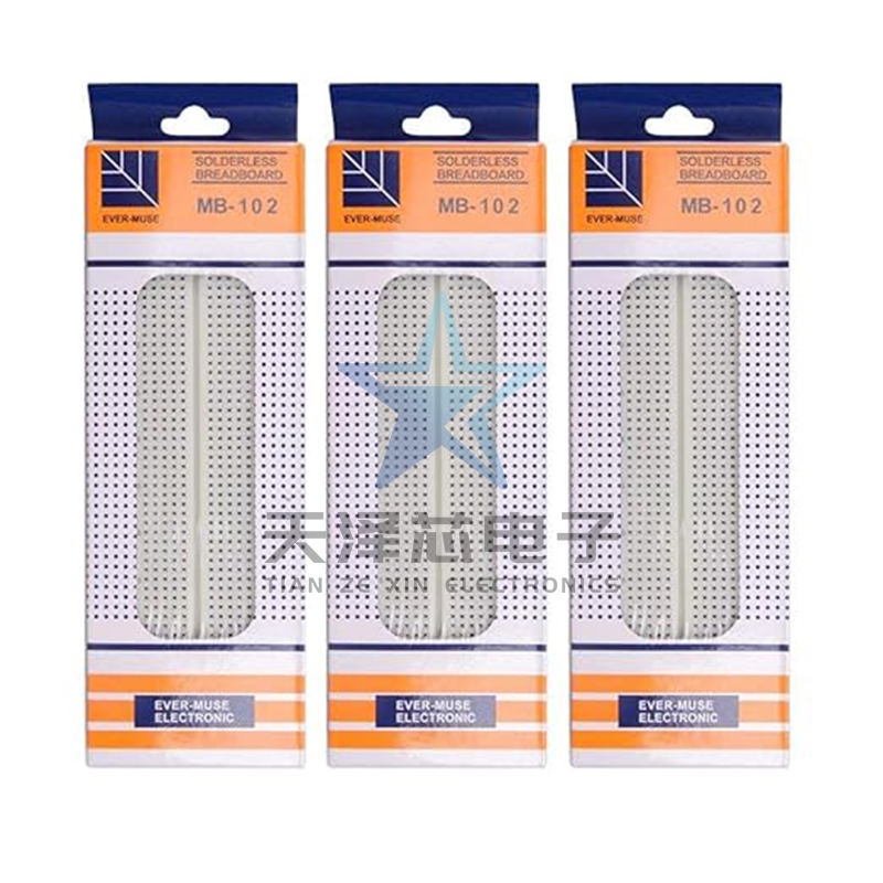 MB-102 Breadboard 830 Point Solderless Prototype PCB Board DIY Kit for ...