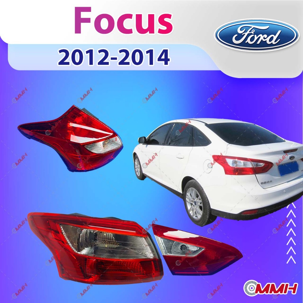 Ford Focus tail lamp (2012-2014) MK2.5 MK3 MK3.5 Tail Lamp Rear Lamp ...