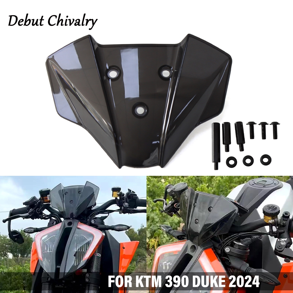 Motorcycle accessories For KTM 390 DUKE 125 250 DUKE G3 2024 Windshield ...