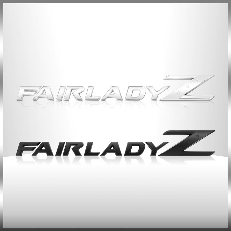 3D Letters Fairlady Z Logo Rear Boot Trunk Emblem Badge for Nissan ...