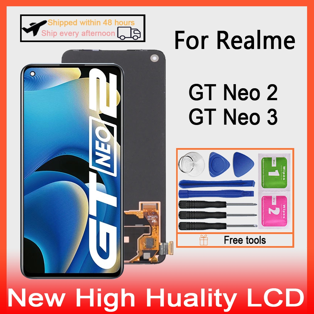 AMOLED TFT For Realme GT Neo 2 Neo 3 LCD Display Touch Screen ...