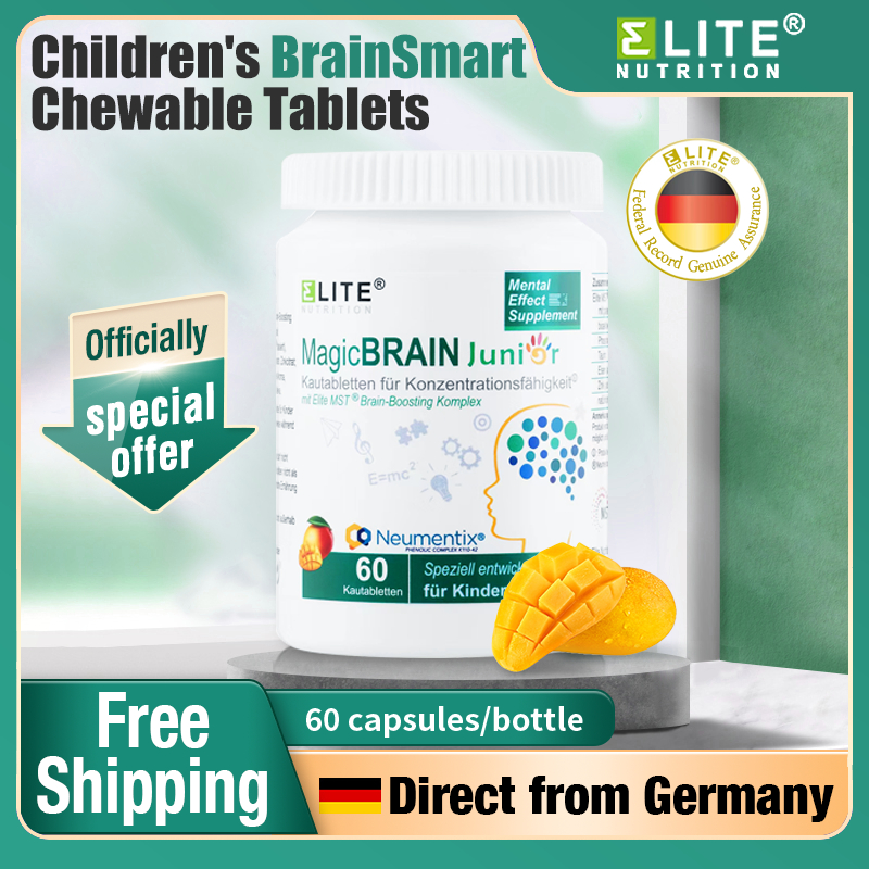 EliteNutrition Strong Brain Kids, Brain Booster, Otak Sihat, Brain ...