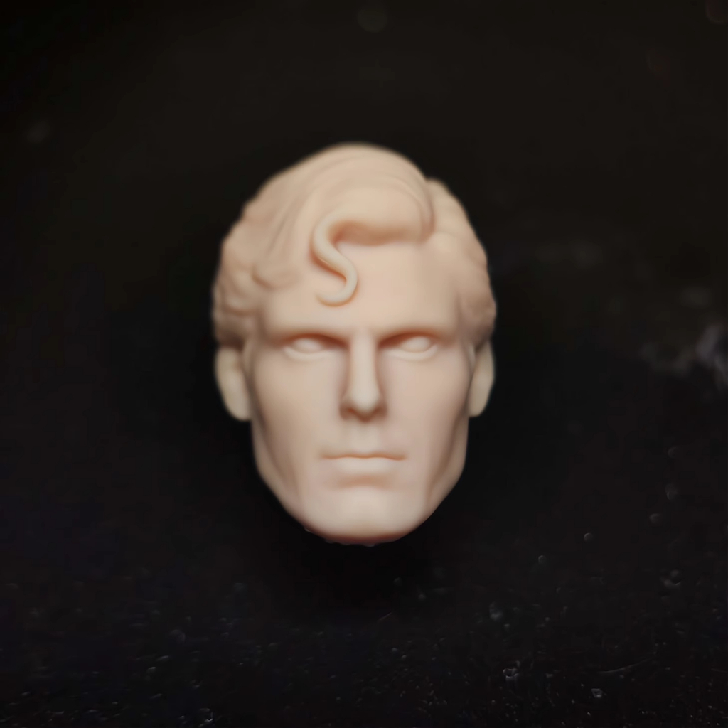 Unpainted 1/12 Scale Superman Christopher Reeve Head Carved Model Fit ...