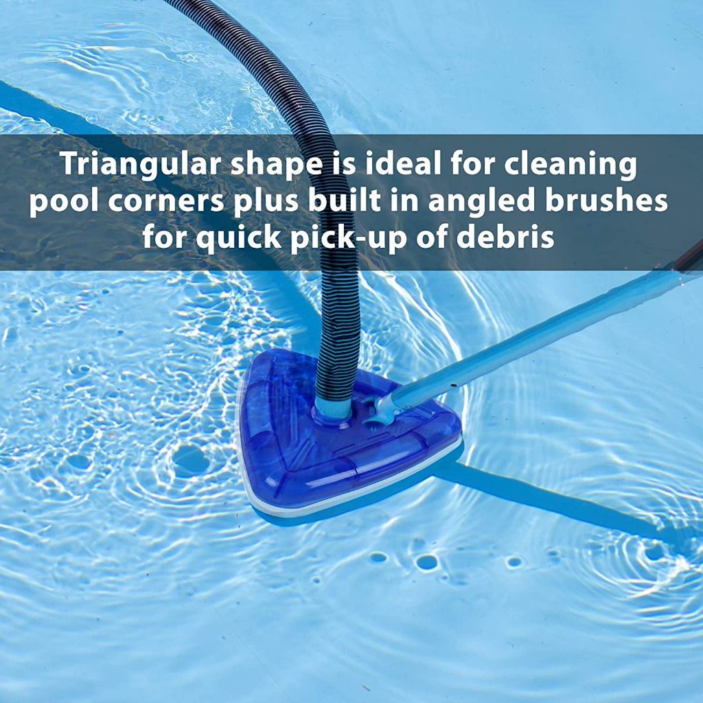 Transparent Triangle Spa Swimming Pool Vacuum Cleaner Head Cleaning ...