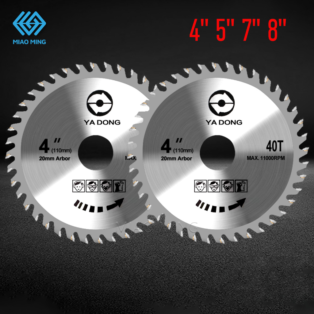 4" 5" 7" 8" 24T 30T 40T 60T Circular saw blade wood heavy duty codless ...