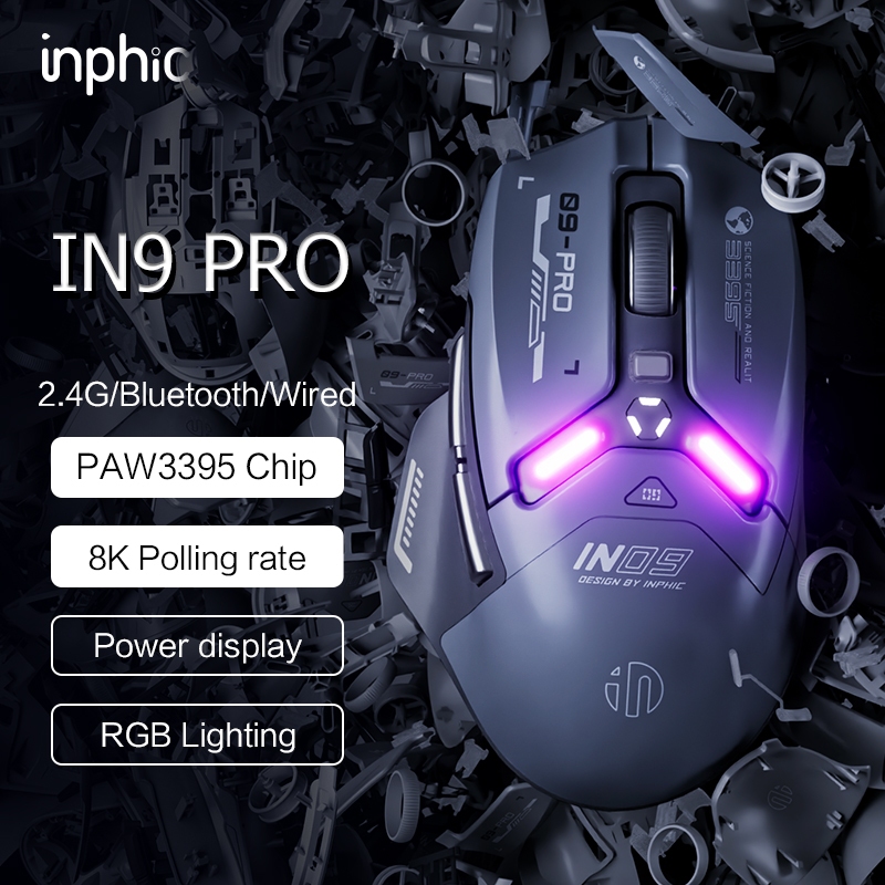 inphic IN9 pro Precision Esports Mouse Gaming Mouse Wireless/Wired ...