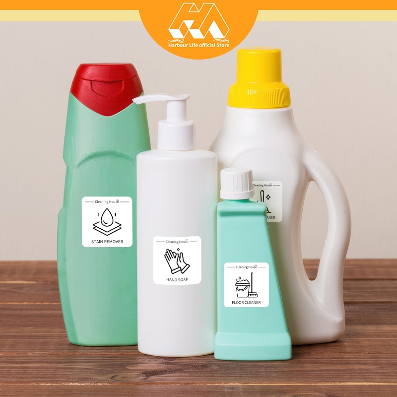 Household Label UV Adhesive Organizing Storage and Laundry Detergent ...