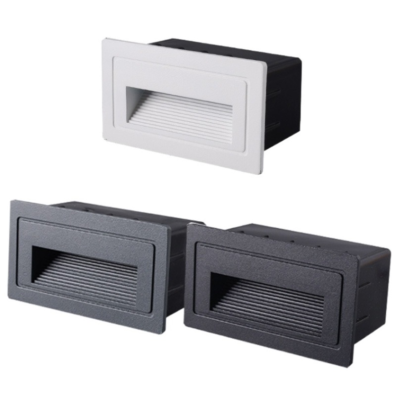 3W 5W 10W LED Wall Lamp Aluminum Stair light Recessed LED Step Lamp ...