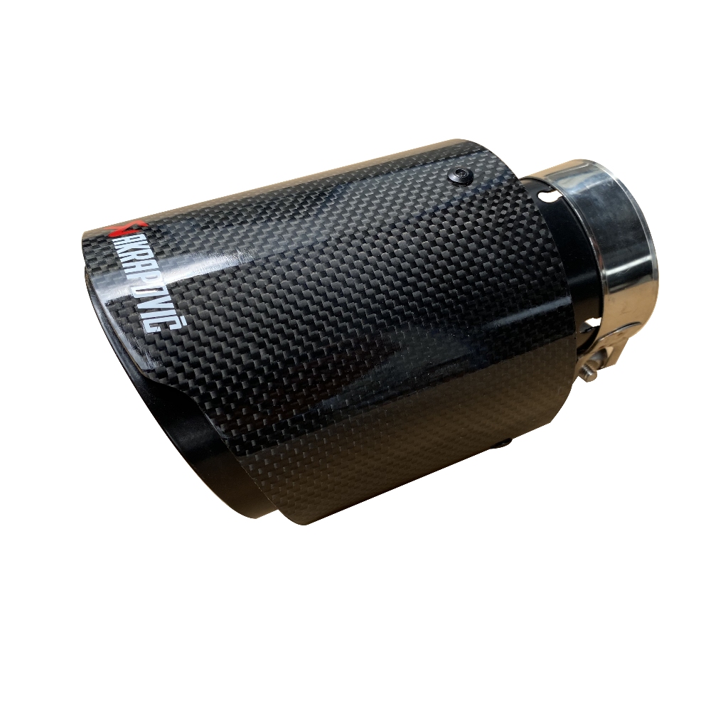 Akrapovic Automotive Gloss Muffler Carbon Fiber Exhaust System Black ...