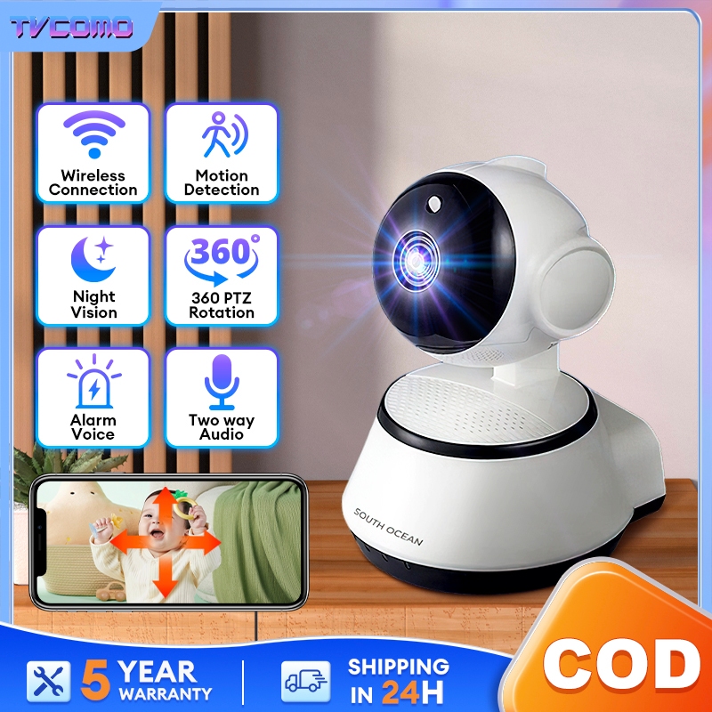CCTV Smart Security Cam 360 Degree HD Wireless WiFi Night Vision CCTV Camera Alarm With Cloud 4G ...