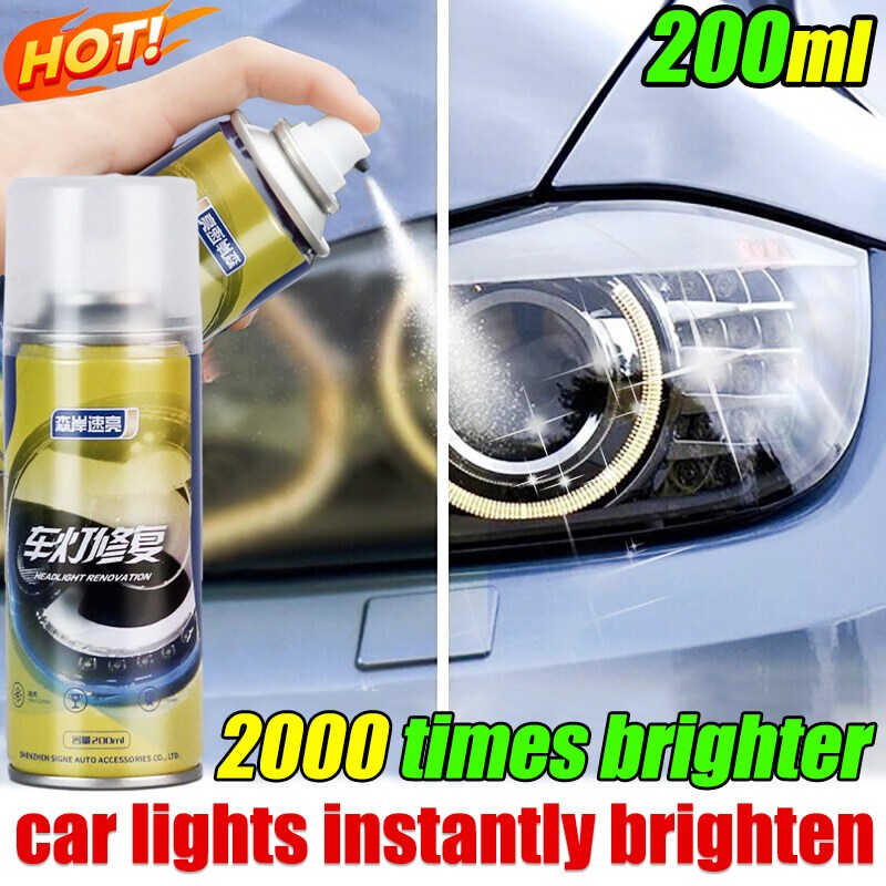 Car Vehicle HeadLamp Restoration Spray 200ML Car Headlight Restoration ...