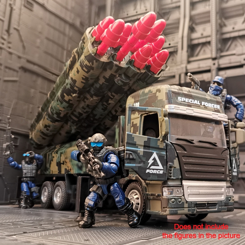 Alloy Toy 1:32 Missile vehicle rocket artillery launcher Metal Diecast ...