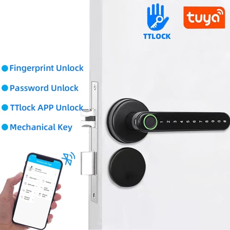 TTLock APP Smart Fingerprint Lock password code Door Lock Bluetooth ...