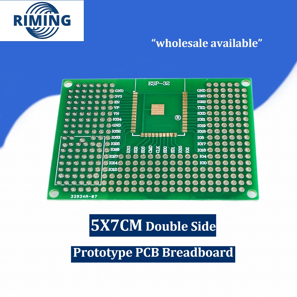 5X7CM Double Side Prototype PCB Breadboard Universal Board For Arduino ...