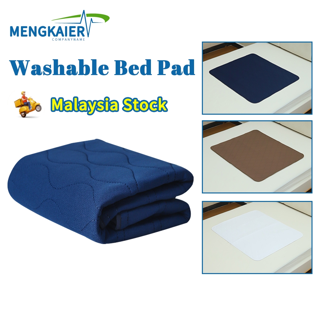 Waterproof Bed Sheet Mattress Protector Incontinence Washable Urine Mat ...