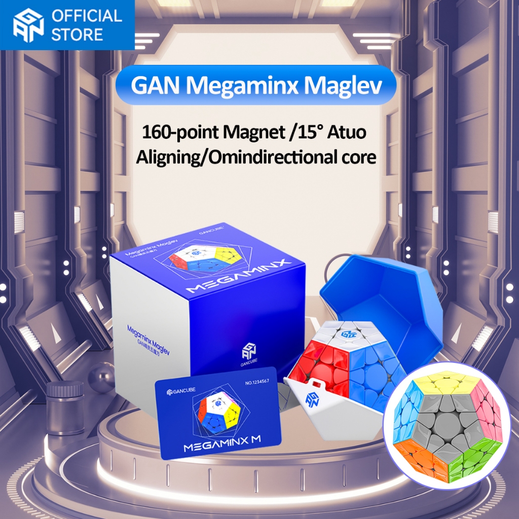 GAN Megaminx Maglev Cube Pentagonal Auto Aligning Magnetic Levitation ...