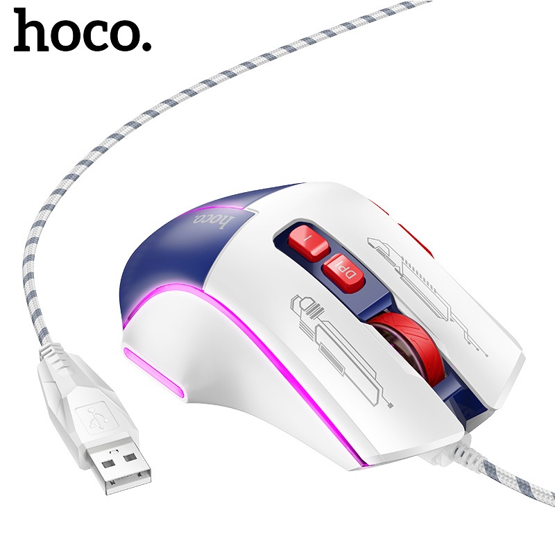 HOCO GM31 Gaming Mouse Wired Mouse LED Luminous USB Wired Mouse 3600 ...