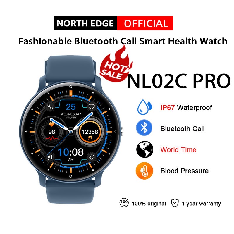 NORTH EDGE NL02C PRO 2026 New Smartwatch For Men And Woman Bluetooth ...