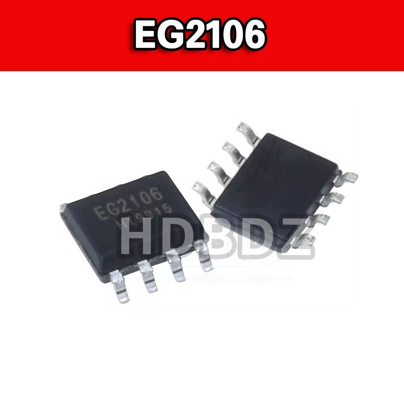 10pcs EG2106 600V SOP8 High Power MOS Tube Grille Extreme Drive Chip IC ...