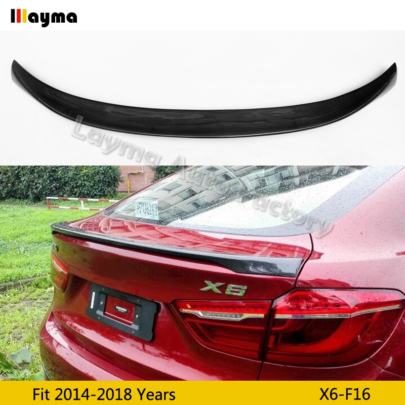 Performance style Carbon Fiber rear trunk spoiler For BMW X6 xDrive 28i ...