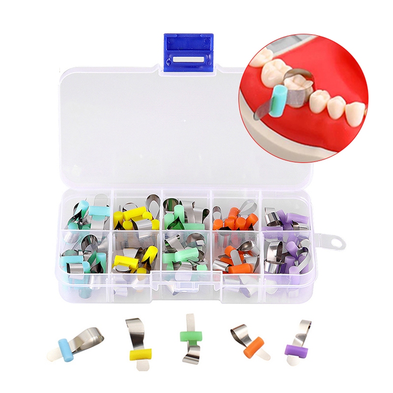 50Pcs Dental Forming Sheet Matrix Bands Retainerless Automatrix Dentist ...