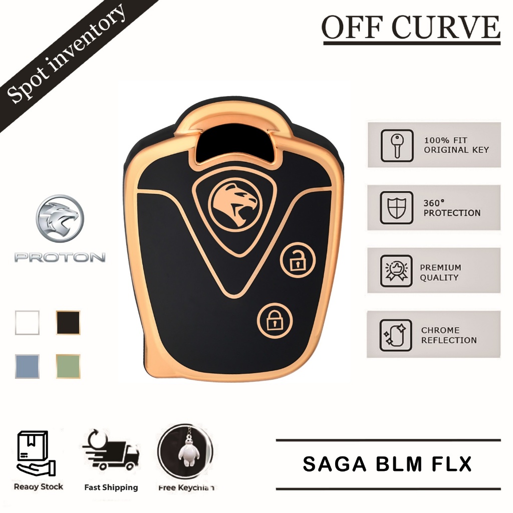 Proton Saga BLM Flx Satria Neo Waja Wira Car Key Cover Kunci Kereta ...