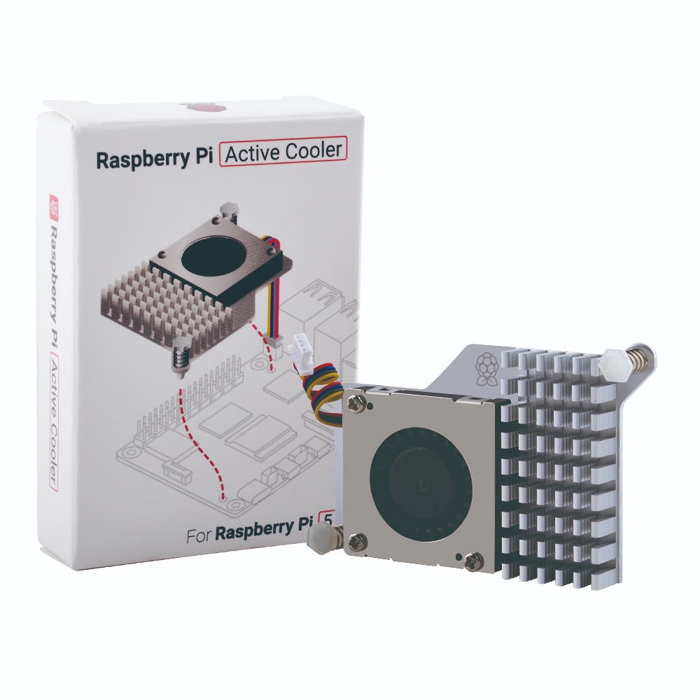52Pi Raspberry Pi 5 Cooling Fan Official Active Cooler Aluminium ...