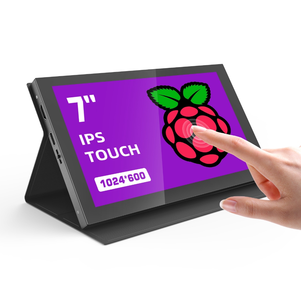 EYOYO 7 inch Mini Portable HDMI Monitor 1024x600 IPS Display Touch ...