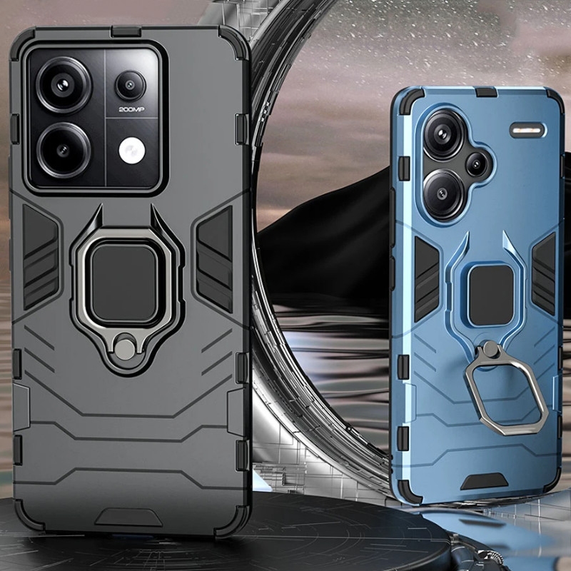 Shockproof Hard Case with Metal Stand for Redmi Note 13 Pro+ Note 13R ...