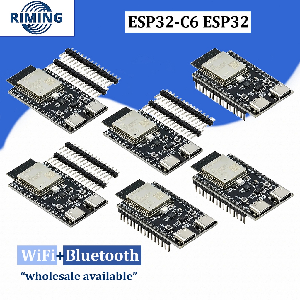 ESP32-C6 ESP32 WiFi+Bluetooth Internet Of Things Dual Type-C Development Board ESP 32 Core Board ...